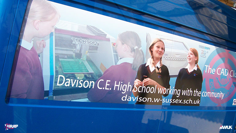 School Mini Bus Graphics, School Bus Signwriting, School Bus Stickers ...